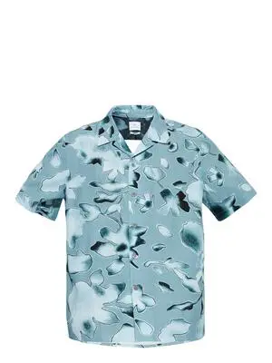 Paul Smith Shirt With A Pattern - Blue