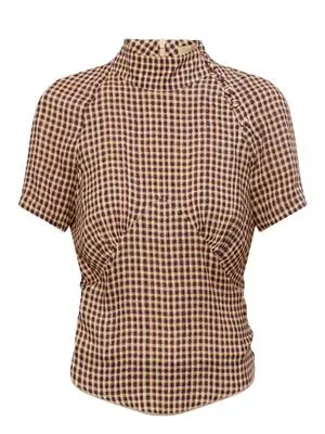 KNWLS Tess Top - Brown