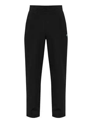 Lacoste Sweatpants With Logo Appliqu - Black