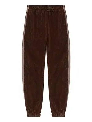 Versace Cotton Terry Trousers - Brown