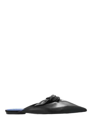 LANVIN Leather Slip-on Shoes - Black