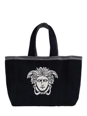 Versace Shopper Beach Bag - Navy Blue