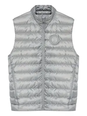Canada Goose Padded Down Vest With Stand-up Collar - Grey
