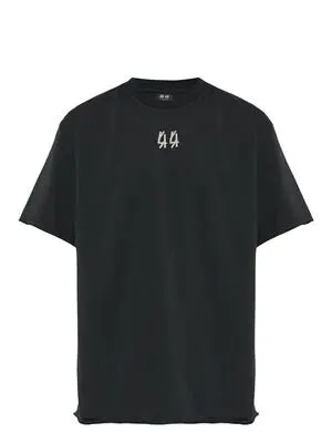 44 LABEL GROUP T-shirt With Printed Logo - Black