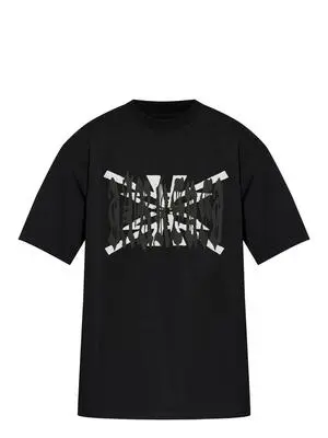 44 LABEL GROUP T-shirt With Printed Logo - Black
