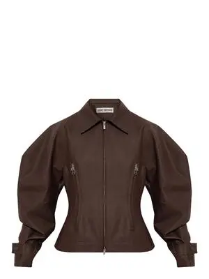 Issey Miyake Jacket With Pockets - Brown