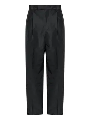 JIL SANDER Wide-leg Pleated Trousers - Black