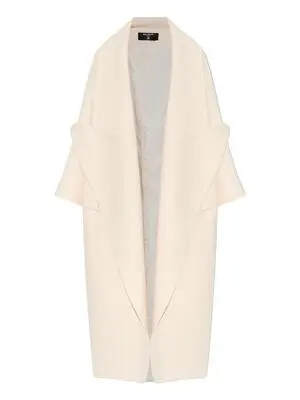 Balmain Long Coat With Vent - Pink