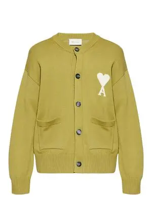 Ami Cardigan With Pockets - Green