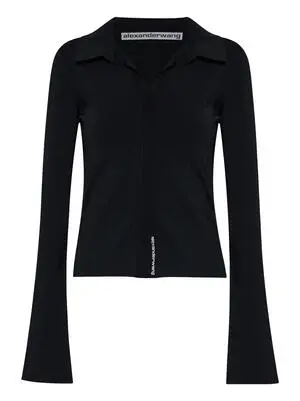 Alexander Wang Collared Top - Black