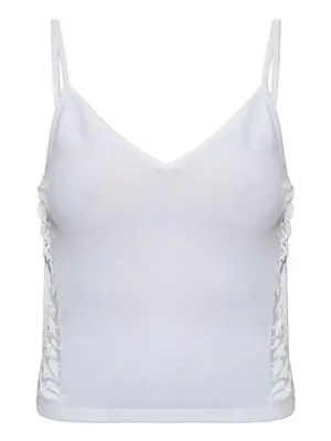 Dsquared2 Top With Decorative Side Cut-outs - White