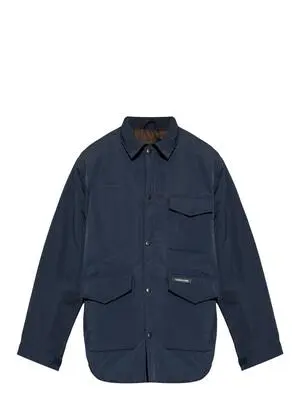 Canada Goose Down Jacket With Collar - Navy Blue
