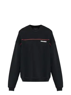 Dsquared2 Printed Logo Sweatshirt - Black