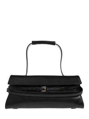 Moschino Shoulder Bag With Buckled Strap - Black