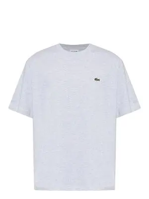 Lacoste T-shirt With Logo Patch - Grey