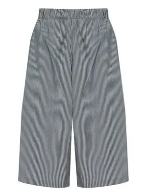 PDF Striped Bermuda Shorts - Grey