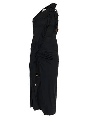 Isabel Marant Étoile Juliane One-shoulder Midi Dress - Black
