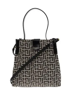 Balmain Release Hobo Bag - Black