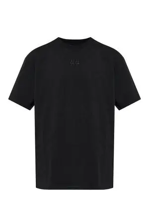 44 LABEL GROUP T-shirt With Embroidered Logo - Black