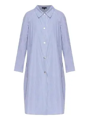 Rag & Bone Cotton Coat With Striped Pattern - Blue