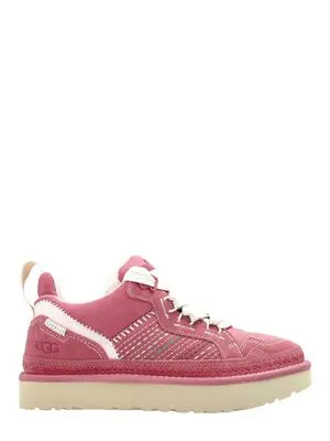 UGG Low-Top Leather Sneakers Pink
