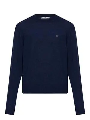 Acne Studios Wool Sweater - Navy Blue
