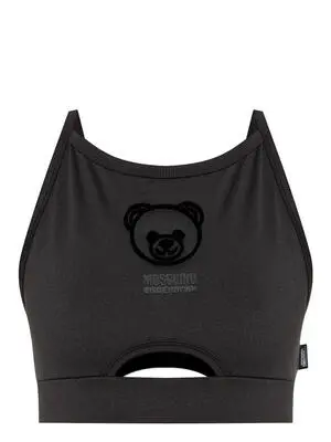 Moschino Lingerie-inspired Camisole Top - Black