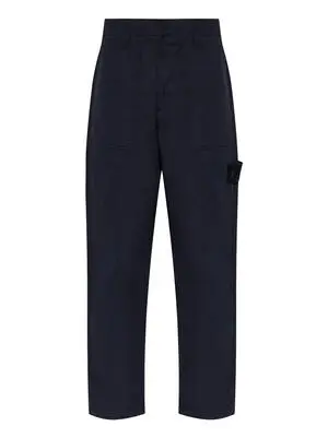 Stone Island Loose-fit Trousers - Navy Blue