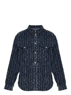 IRO PARIS Velini Jacket Navy Blue