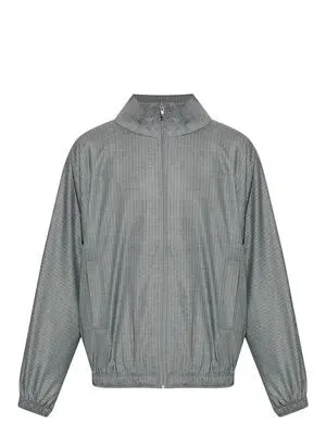 American Vintage Pinstripe Bomber Jacket - Grey