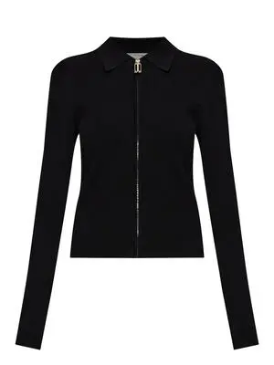 Victoria Beckham Zip-up Cardigan - Black