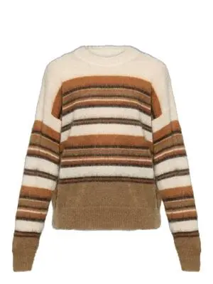 MARANT Striped Sweater - Brown