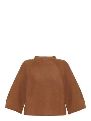 Fabiana Filippi Sequin Detail Knit Sweater - Brown