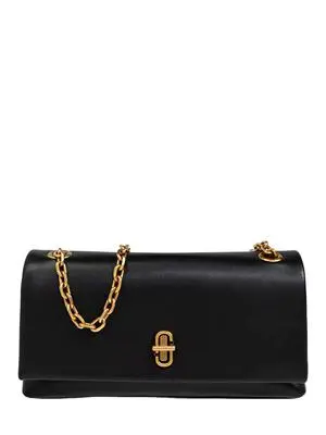 Marc Jacobs Leather Shoulder Wallet - Black