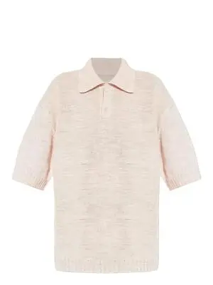 MAISON MARGIELA Linen Polo - Pink