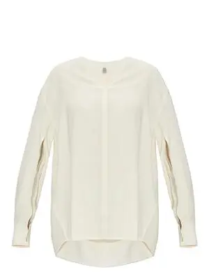 TOTEME V-neck Top - Cream