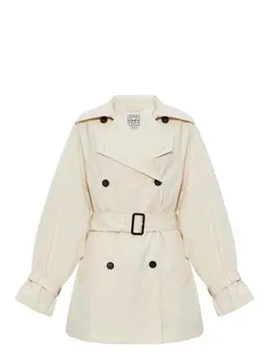 TOTEME Belted Trench Coat - Cream