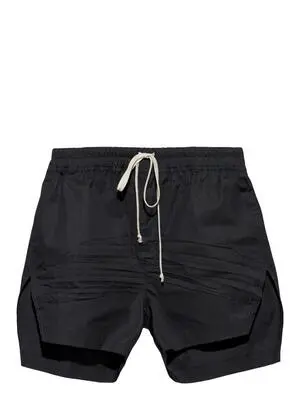 Rick Owens Cotton Shorts Black