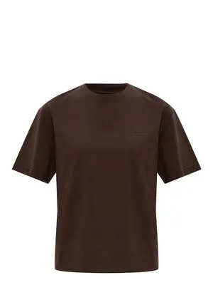 Canada Goose T-shirt With Embroidered Logo - Brown