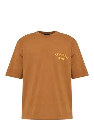 Dsquared2 T-shirt With Logo Brown