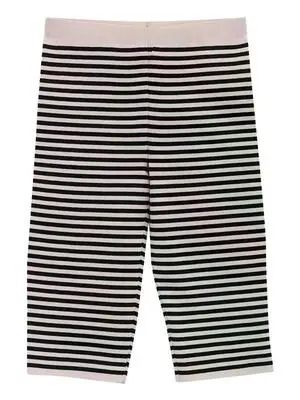 Gimaguas Striped Cycling Shorts - Neutrals
