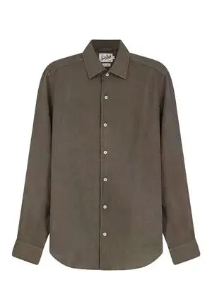 MC2 SAINT BARTH Raphael Long-sleeve Buttoned Shirt - Brown
