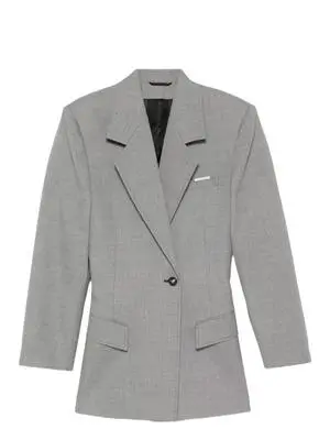 Attico Single-breasted Blazer - Black
