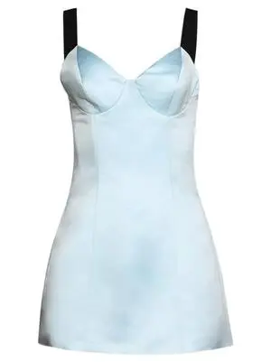 NATASHA ZINKO Satin Mini Dress