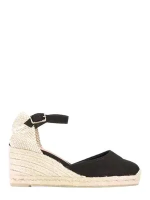 CastaÑer Mid-Wedge Espadrilles Black