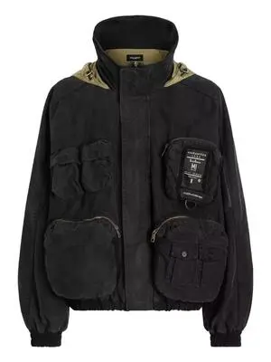 Dolce & Gabbana Multi-pocket Hooded Jacket - Black