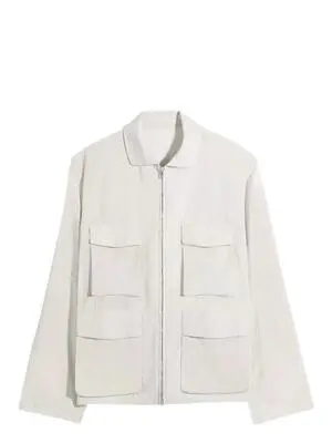 LEMAIRE Pocket Zip Jacket - Neutrals