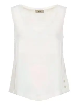 Herno Button-detailed Vest - Neutrals