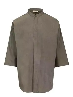 Fear Of God Mandarin-collar Shirt - Grey