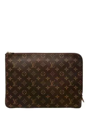 LOUIS VUITTON 2018 Monogram Etui Voyage Mm Clutch - Brown